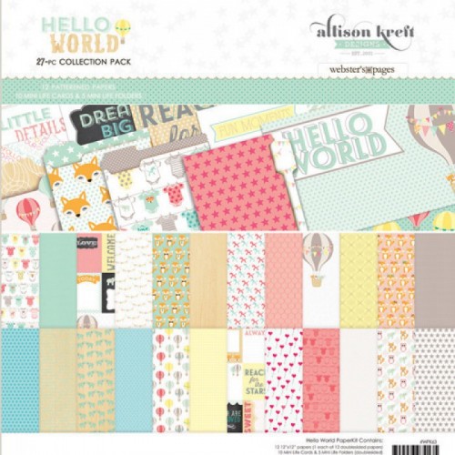 Webster's Page - Hello World Collection - 12"x12" Collection Pack ...